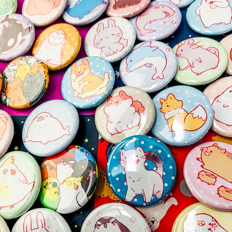 Animal Buttons - Etsy UK