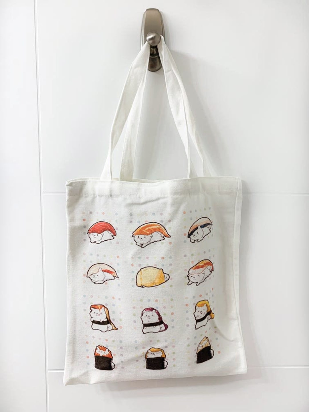 Prompto the Samoyed Tote Bag - Sushi - Etsy