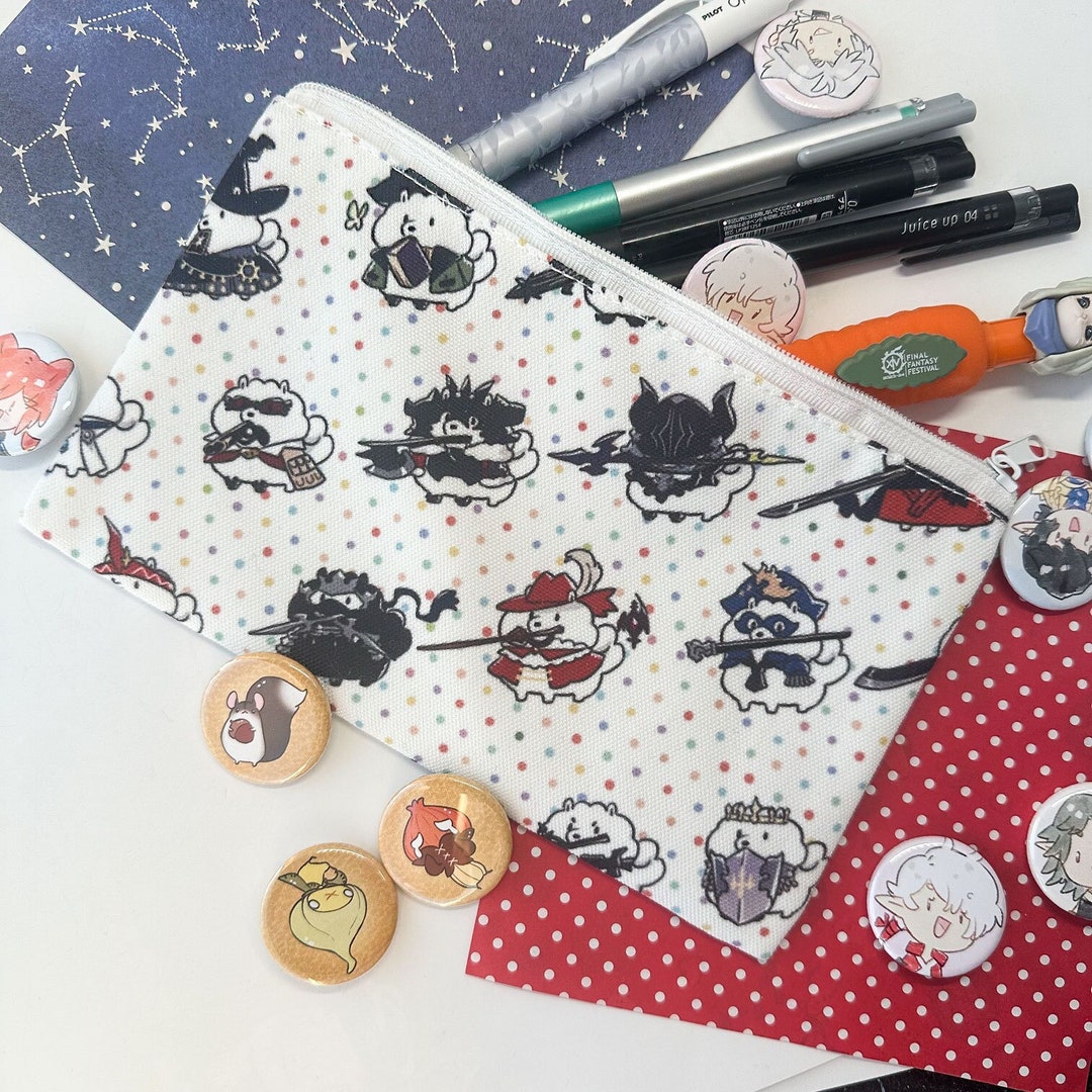 Prompto the Samoyed Pencil Case FFXIV Themed - Etsy
