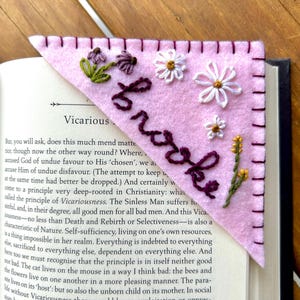 Custom Felt Bookmark - Etsy
