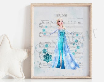 Let It Go Frozen - Etsy