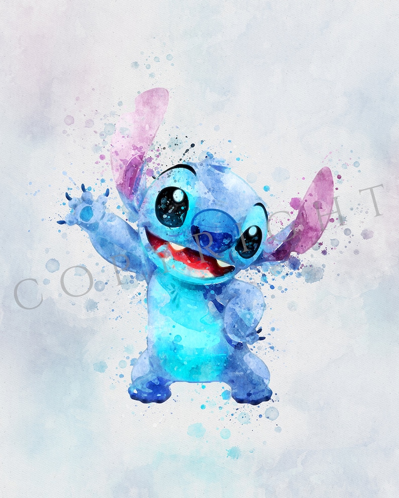 Stitch Poster Lilo and Stitch Print Lilo and Stitch Poster - Etsy Canada