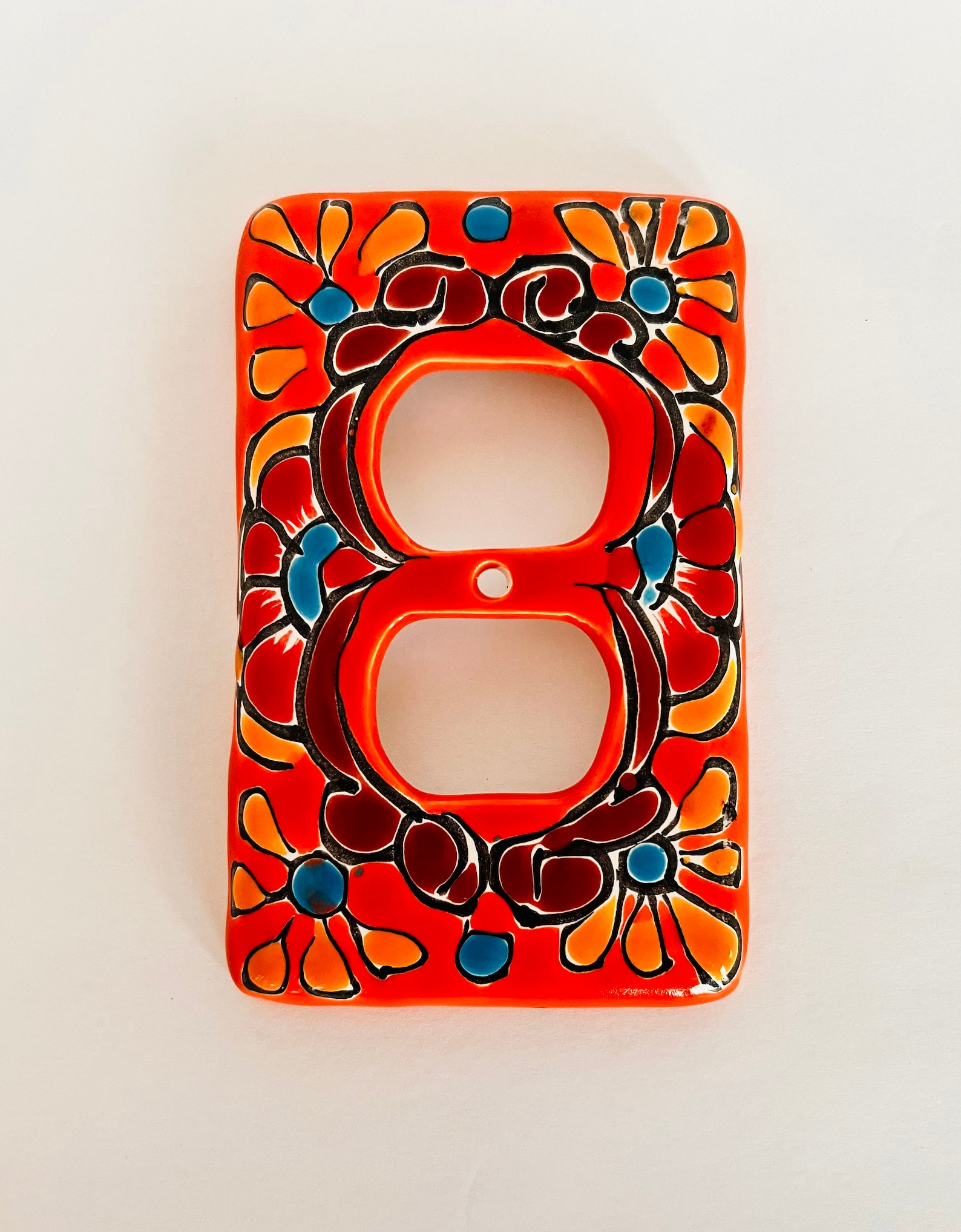 Talavera Mexican Light Outlet Covers - Etsy