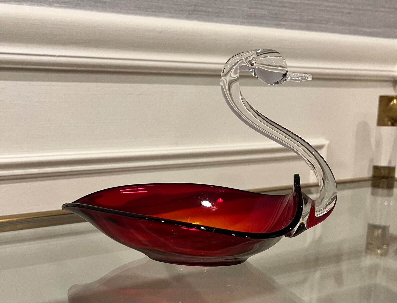 Vintage Swan Candy Dish - Etsy