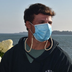 Bead Face Mask Lanyard - Face Mask Necklace - Face Mask Holder - Face ...