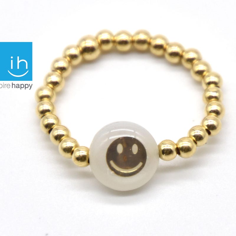 Smiley Ring - Etsy