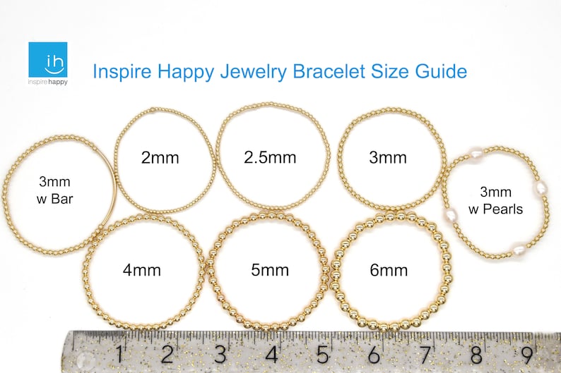 Gold and Silver Bead Bracelet Stack, Mixed Metal Bracelet Set, Gold ...