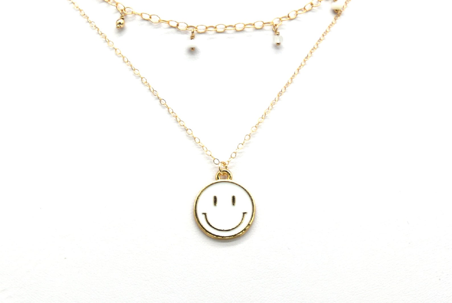 Smiley Face Colored Necklaces Smiley Pendant Friend Gift - Etsy