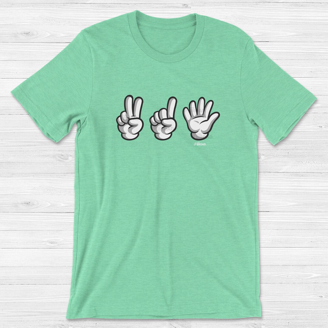 215 Area Code Cartoon Hands Unisex Short Sleeve Tee | Philly Tshirt ...