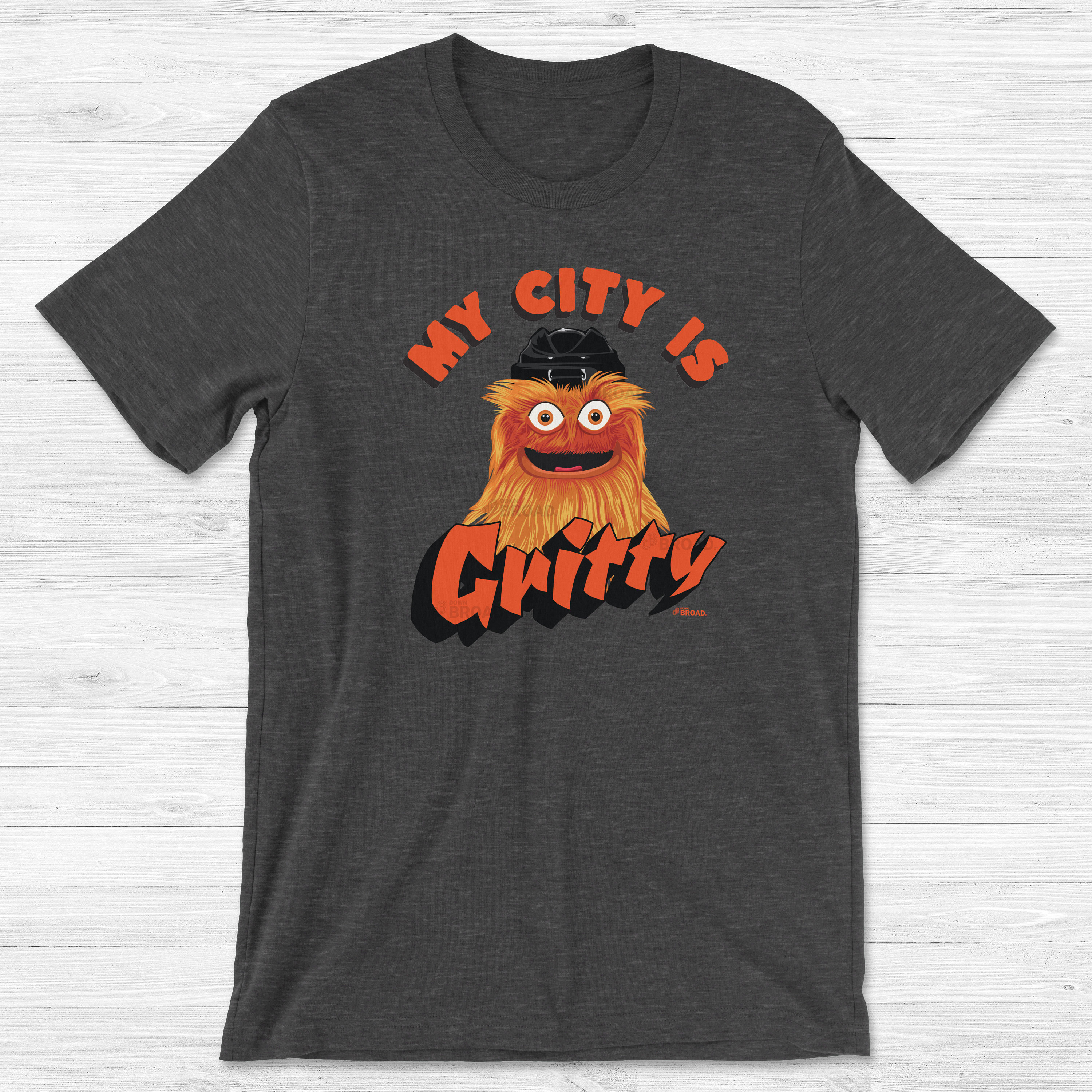 My City is Gritty Flyers Unisex Short Sleeve Tee | Flyers Mascot Gritty ...