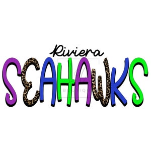 Riviera Seahawks PNG, Digital File, Sublimation Download - Etsy