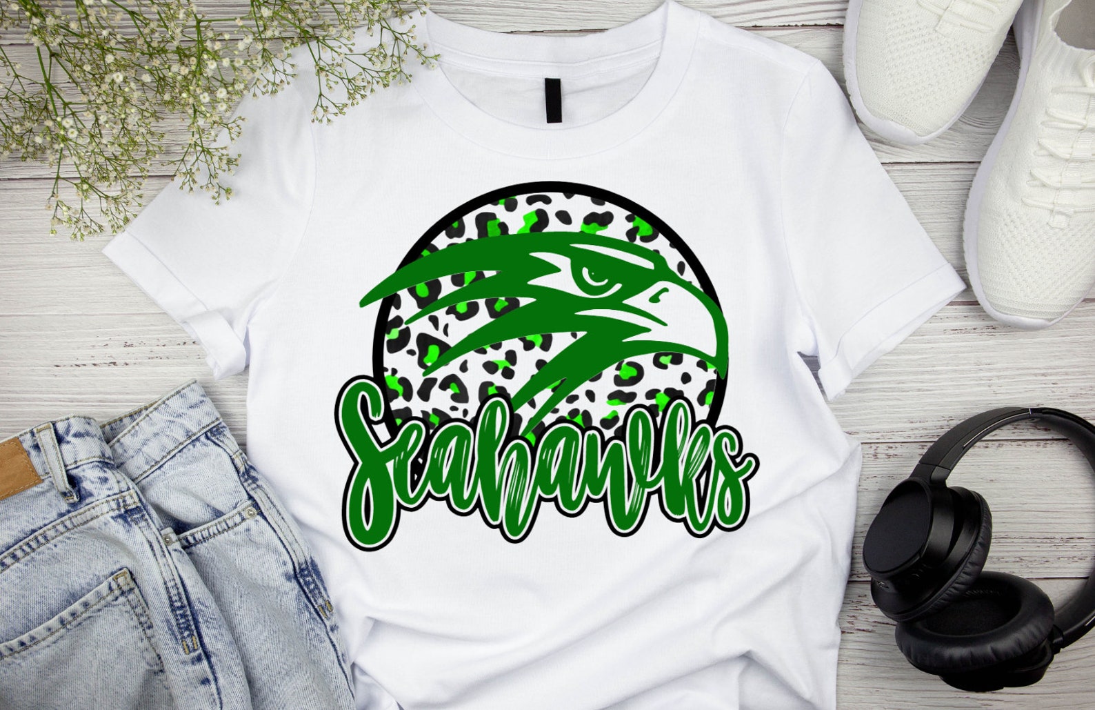 Seahawks Leopard PNG, Sublimation Download, Digital File - Etsy