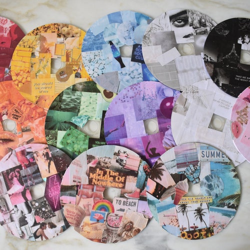 Custom Collage CD Red - Etsy