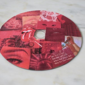 Custom Collage CD - Red - Etsy