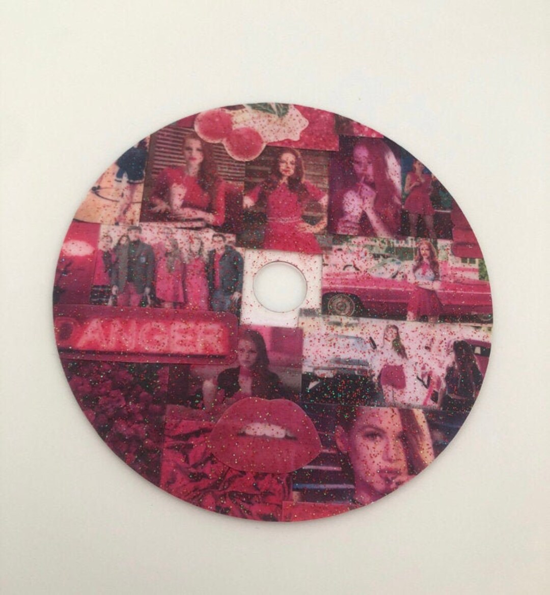 Custom Collage CD With Glitter Sealant - Etsy