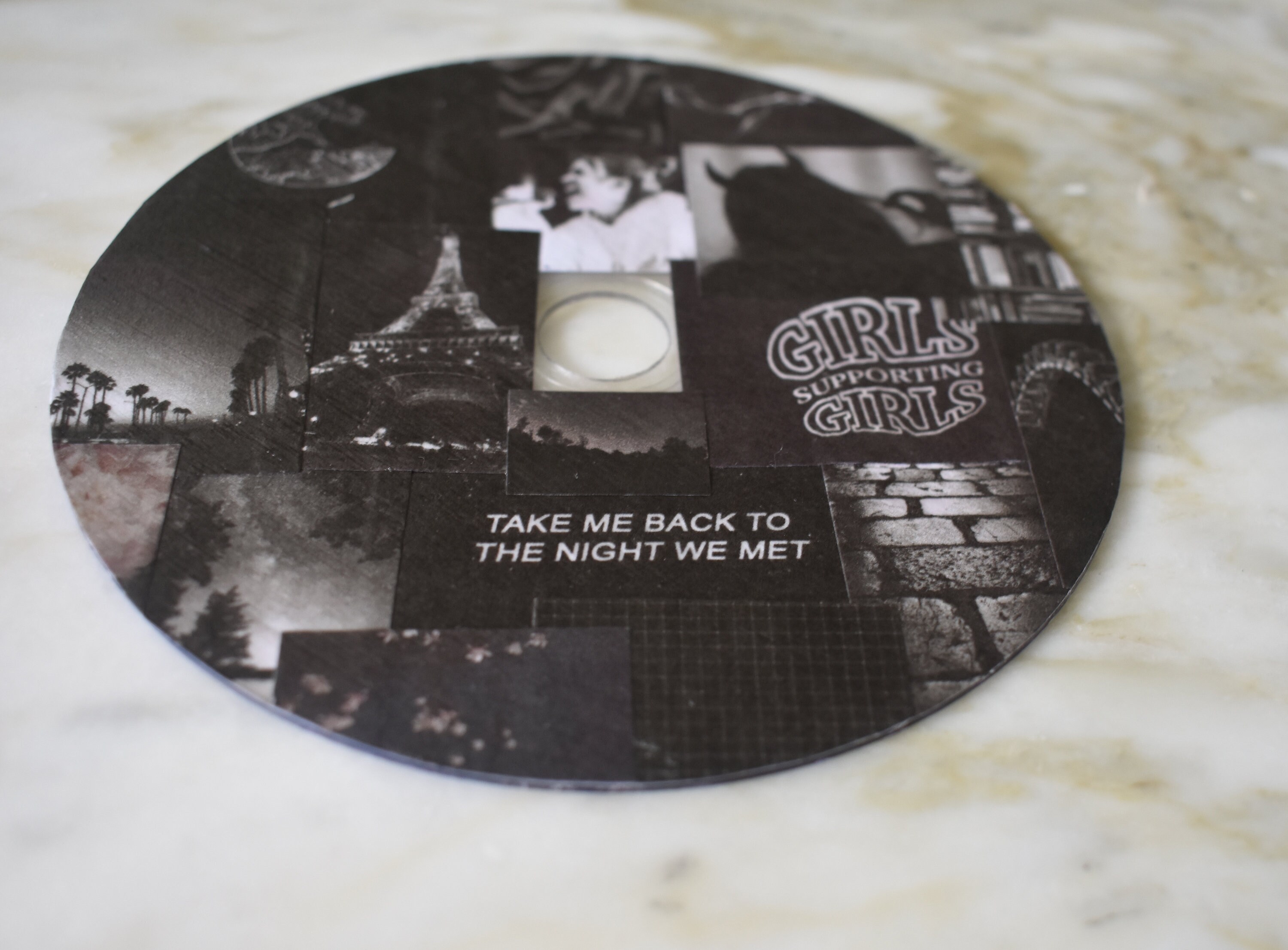 Custom Collage CD Black - Etsy