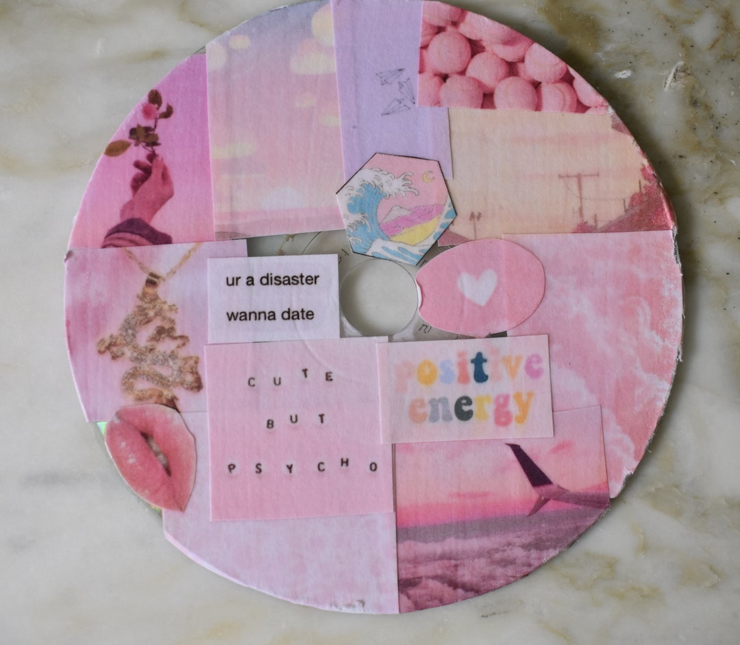 Custom Collage CD - Pink - Etsy
