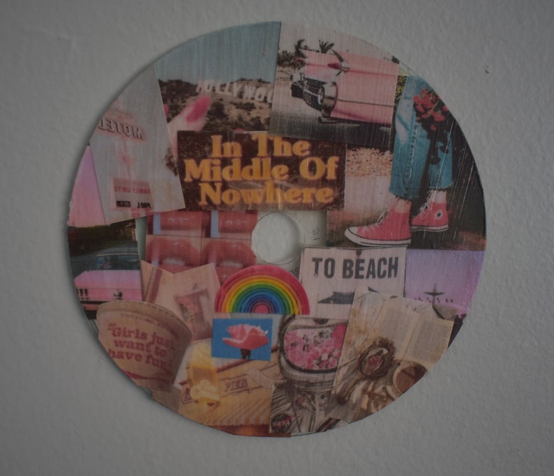 Custom Collage CD Rainbow Theme - Etsy