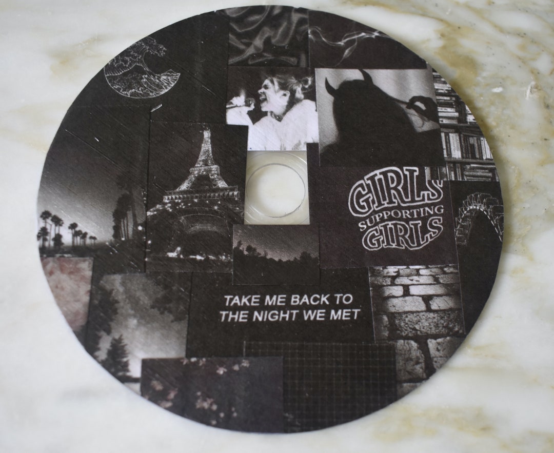 Custom Collage CD - Black - Etsy