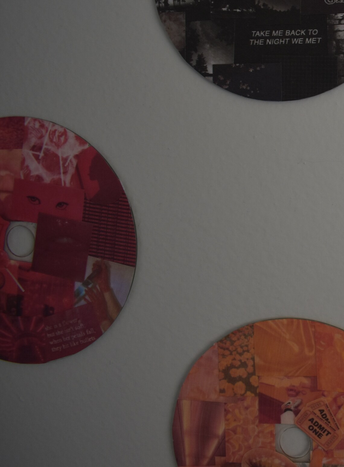Custom Collage CD Red - Etsy