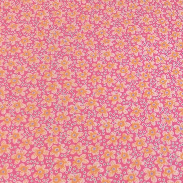 Orange Pink Fabric - Etsy