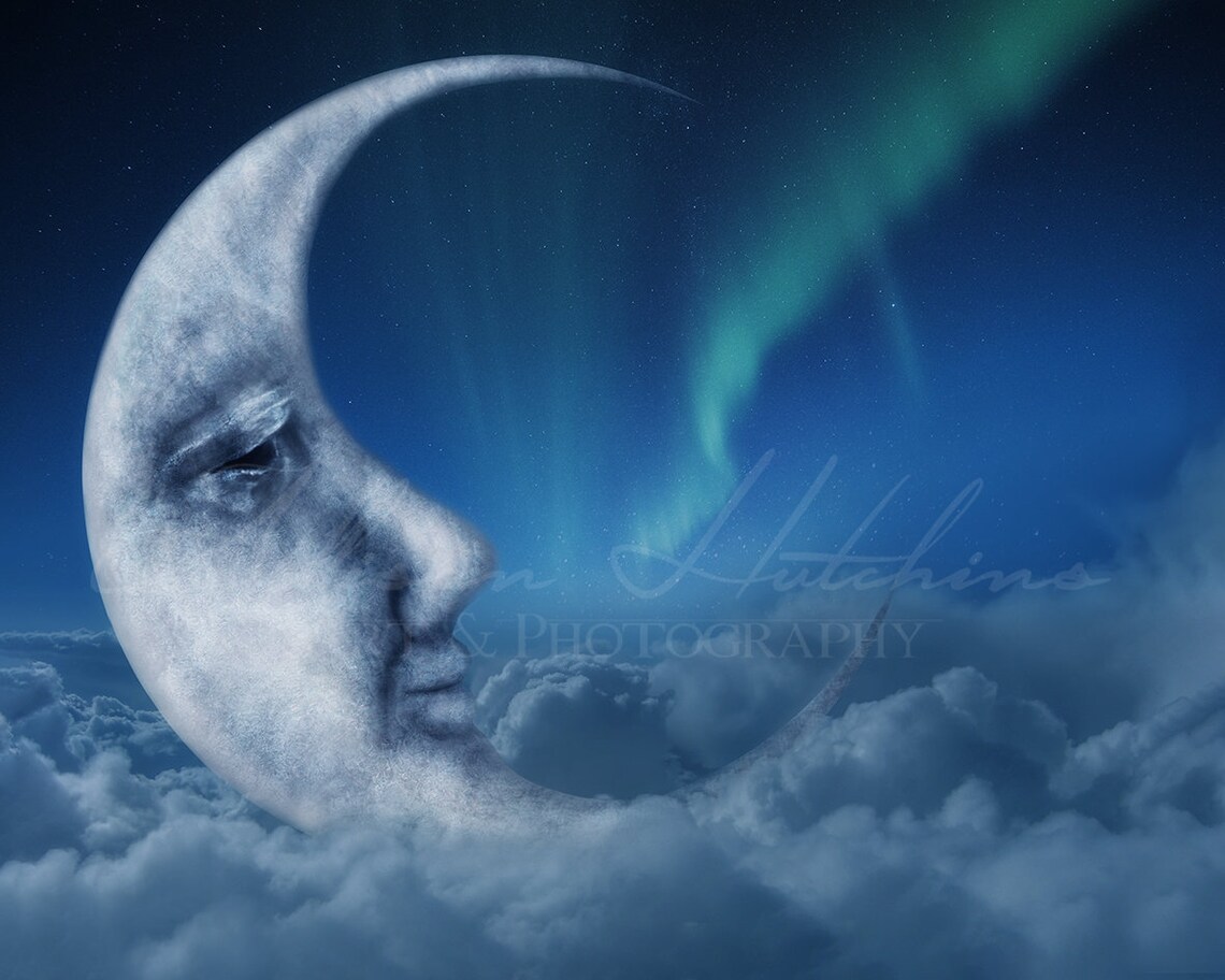Fairy Moon Digital Backdrop - Etsy