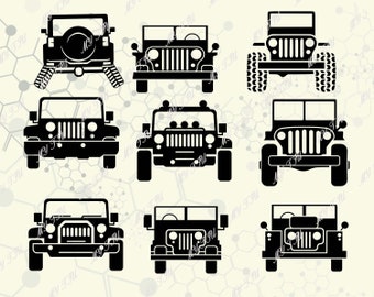 Jeep dxf file | Etsy