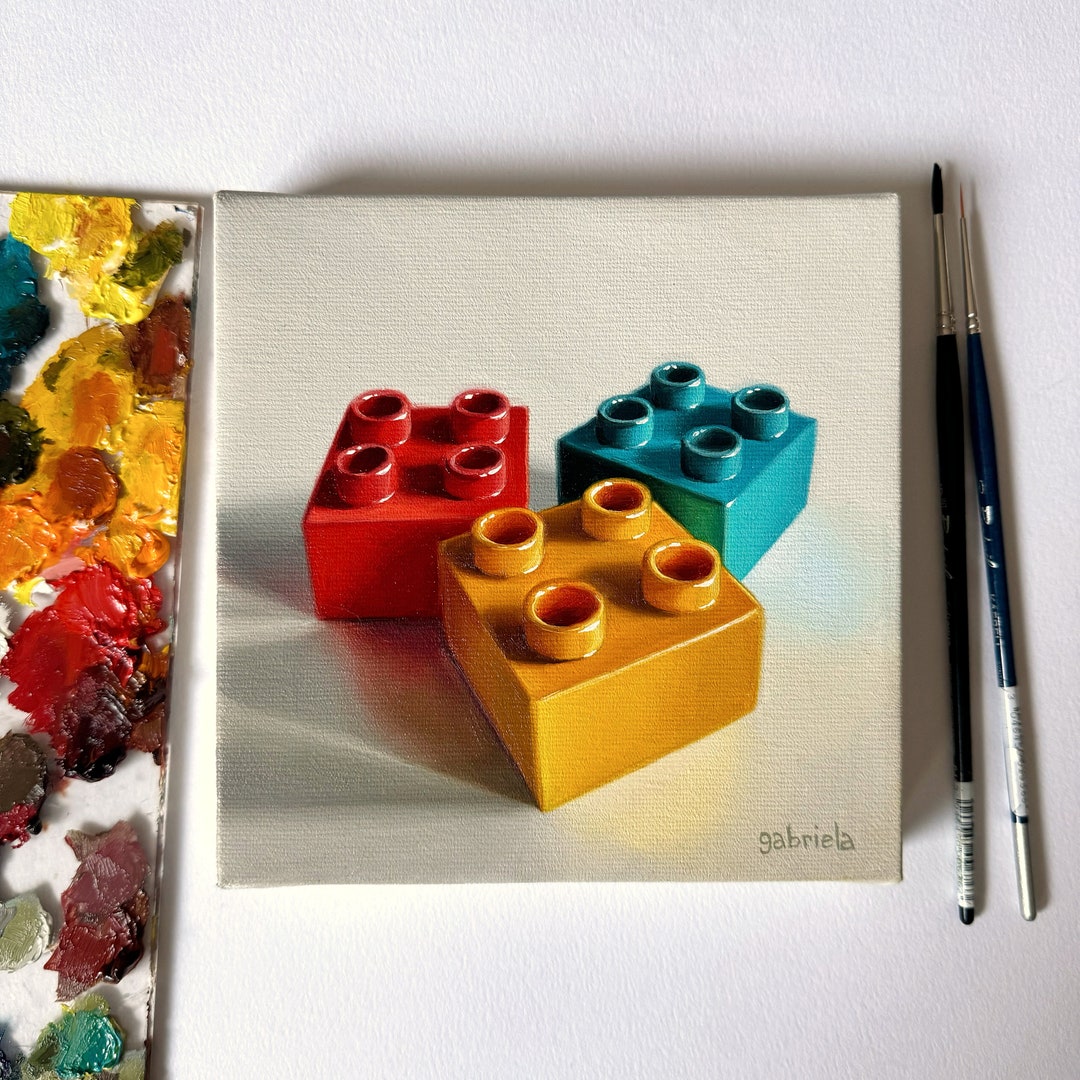 Ordinary Things (1) - Original Oil Painting - Realism Art - Toys ...