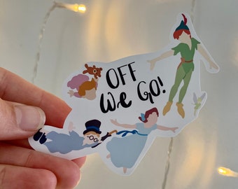Peter Pan Sticker | Etsy