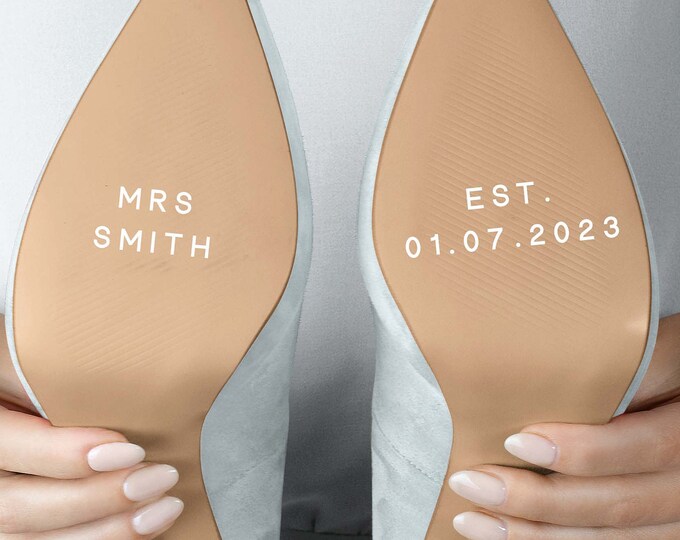Wedding Shoe Vinyl Decal Sticker. Wedding Decal, Shoe Decal, Vinyl ...