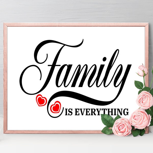 Family Over Everything Sign - Etsy