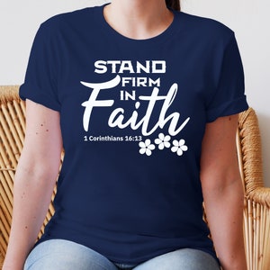 Stand Firm in Faith Svg Christian Svg Bible Verse SVG | Etsy