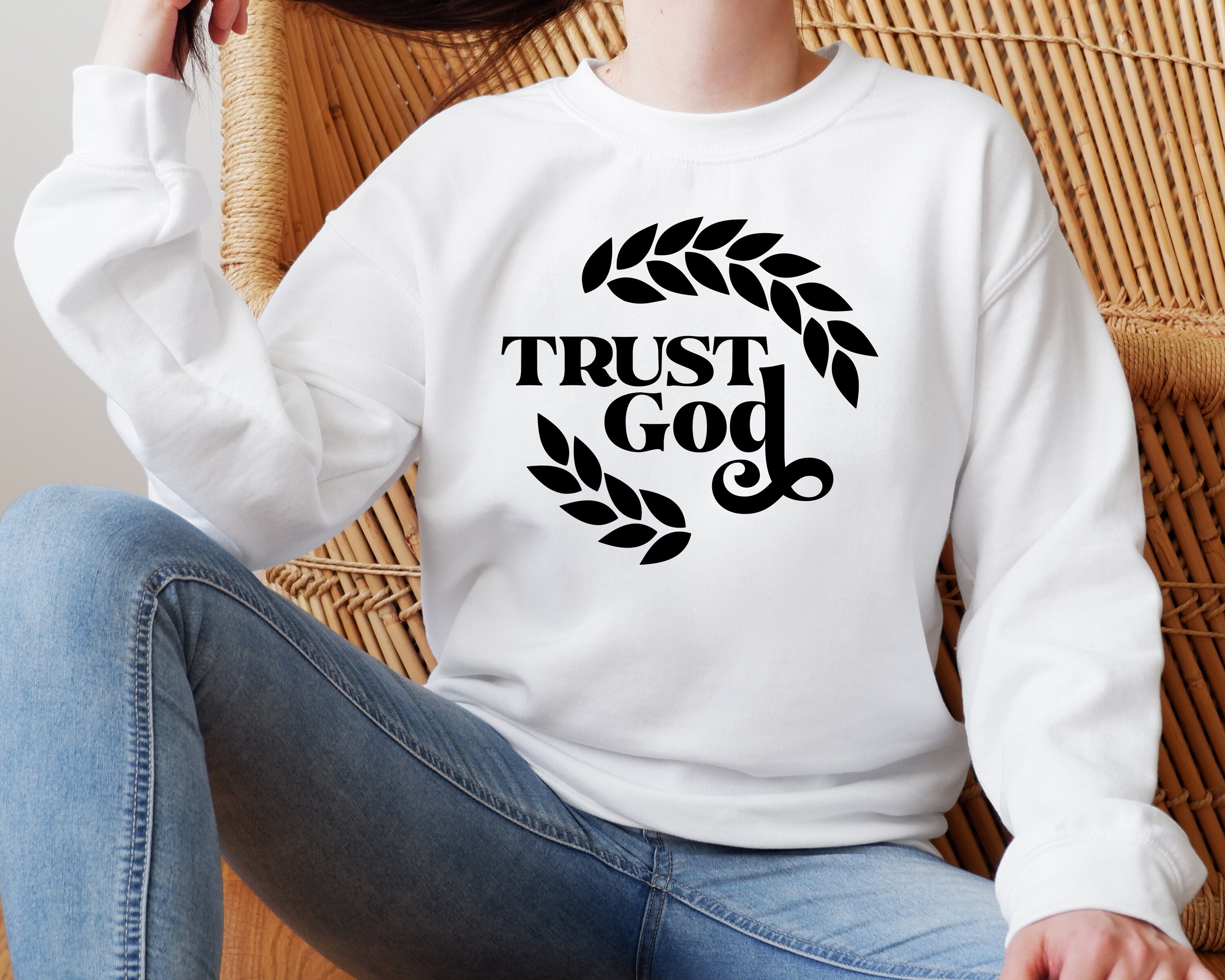 Trust God Svg Files for Cricut Hand Lettered Svg Cut File | Etsy