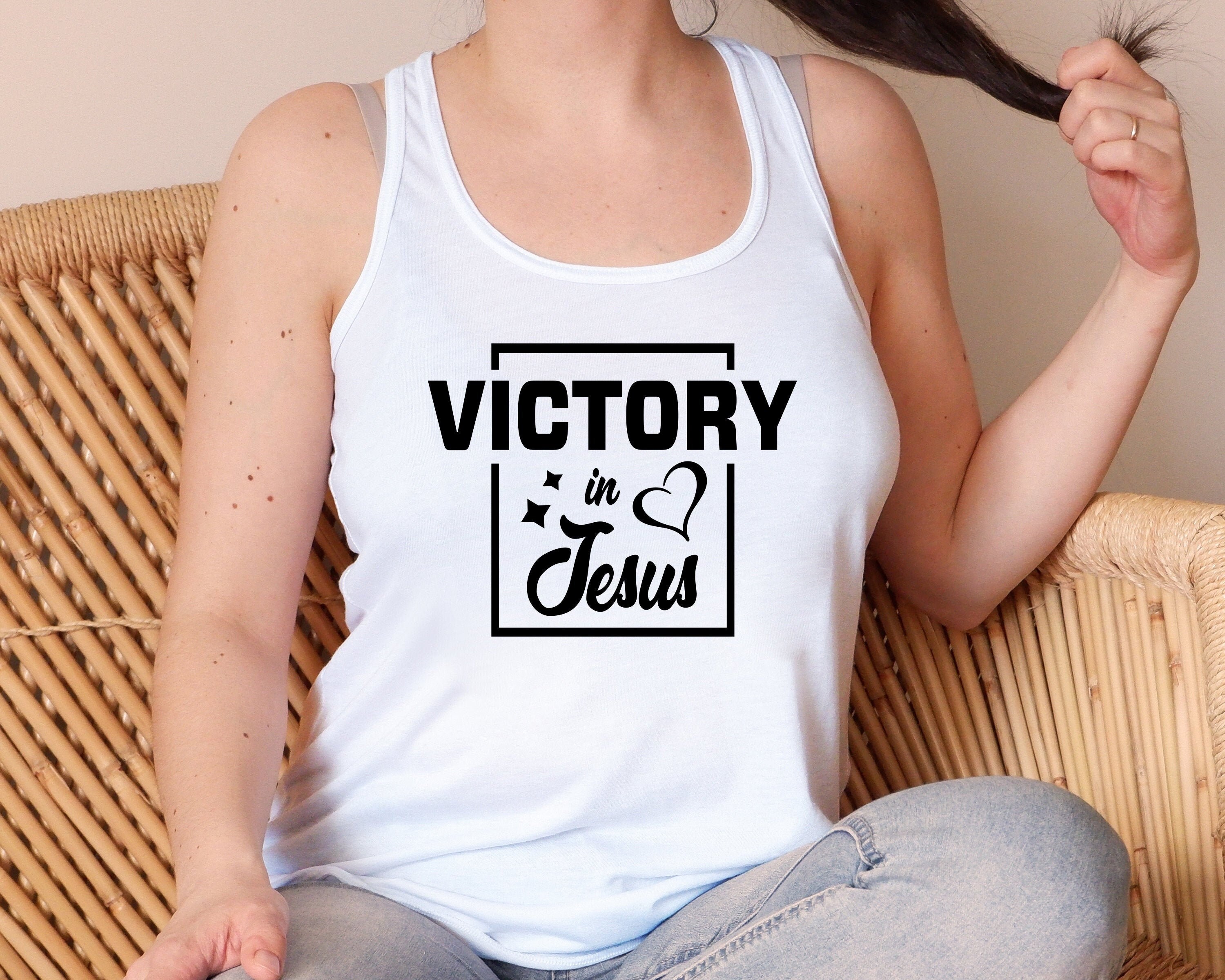 Victory in Jesus Svg Files for Cricut Religious Svg Wall Art - Etsy