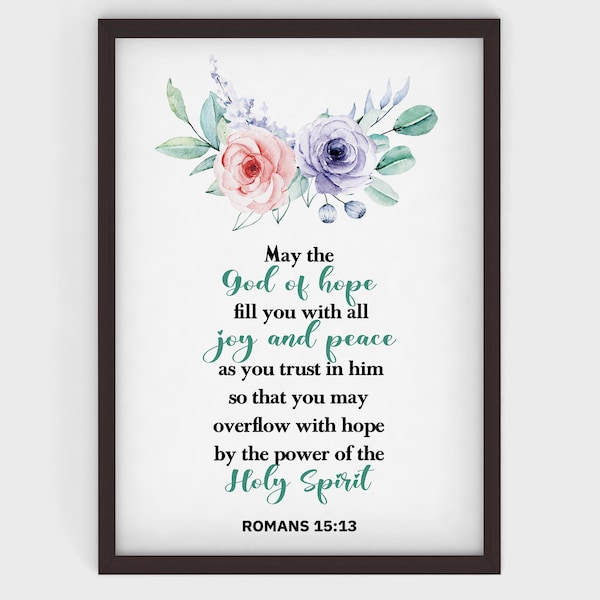 Romans 15 13 - Etsy