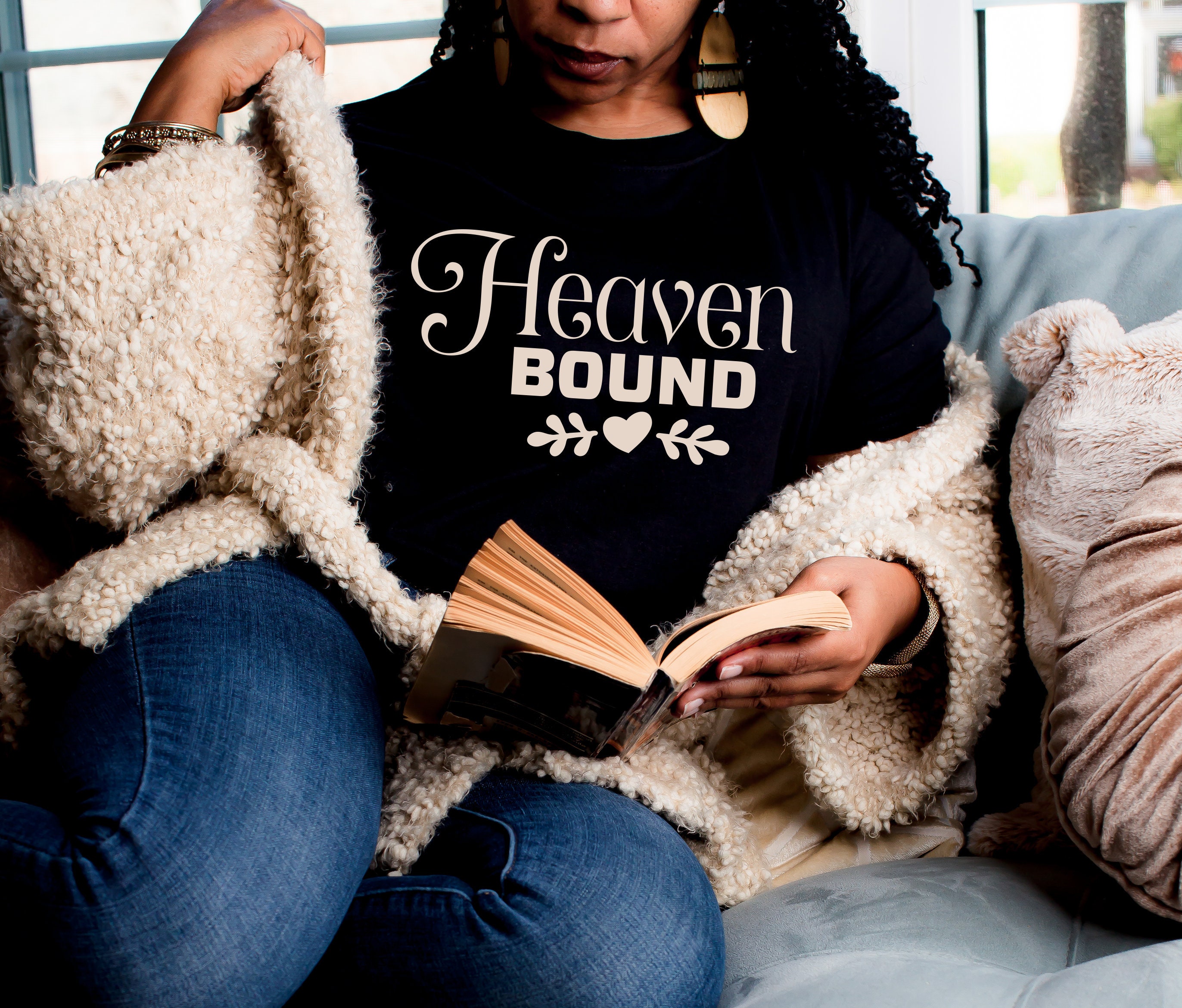 Heaven Bound SVG Clipart Design Cut File Christian Quote | Etsy