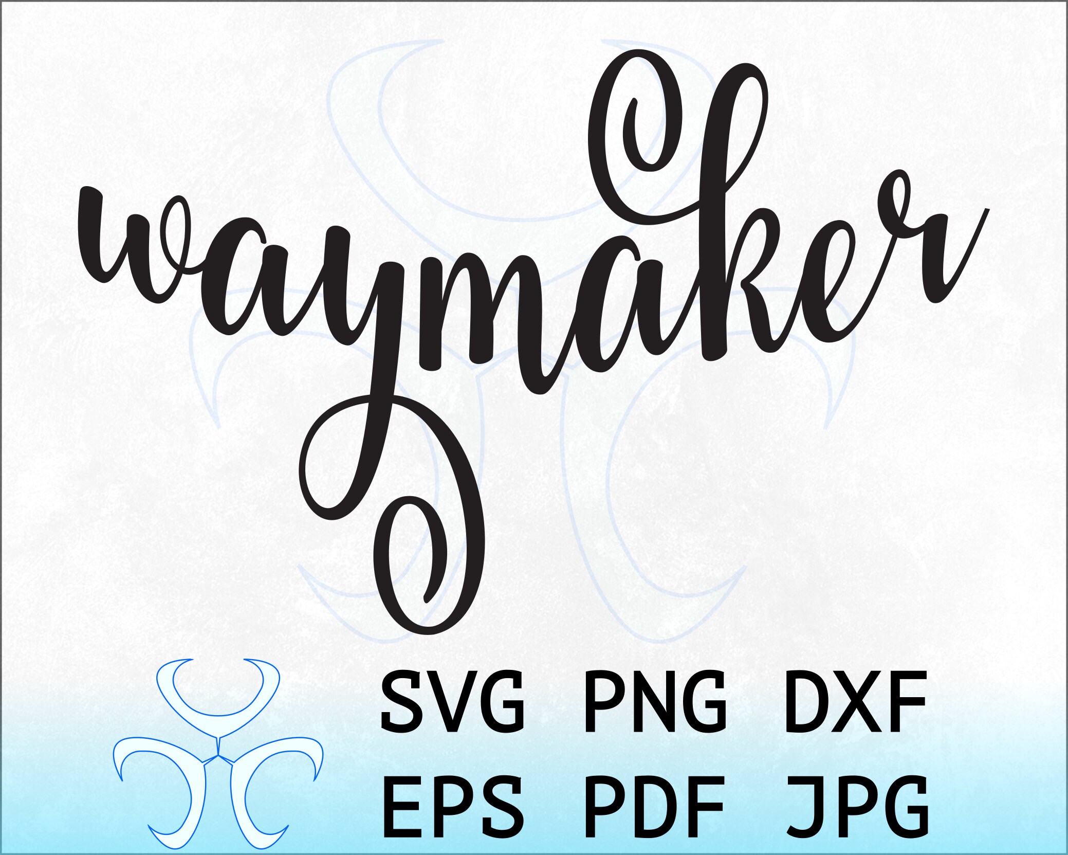 Waymaker SVG Clipart Cut File With Swirls Christian Shirt - Etsy Australia