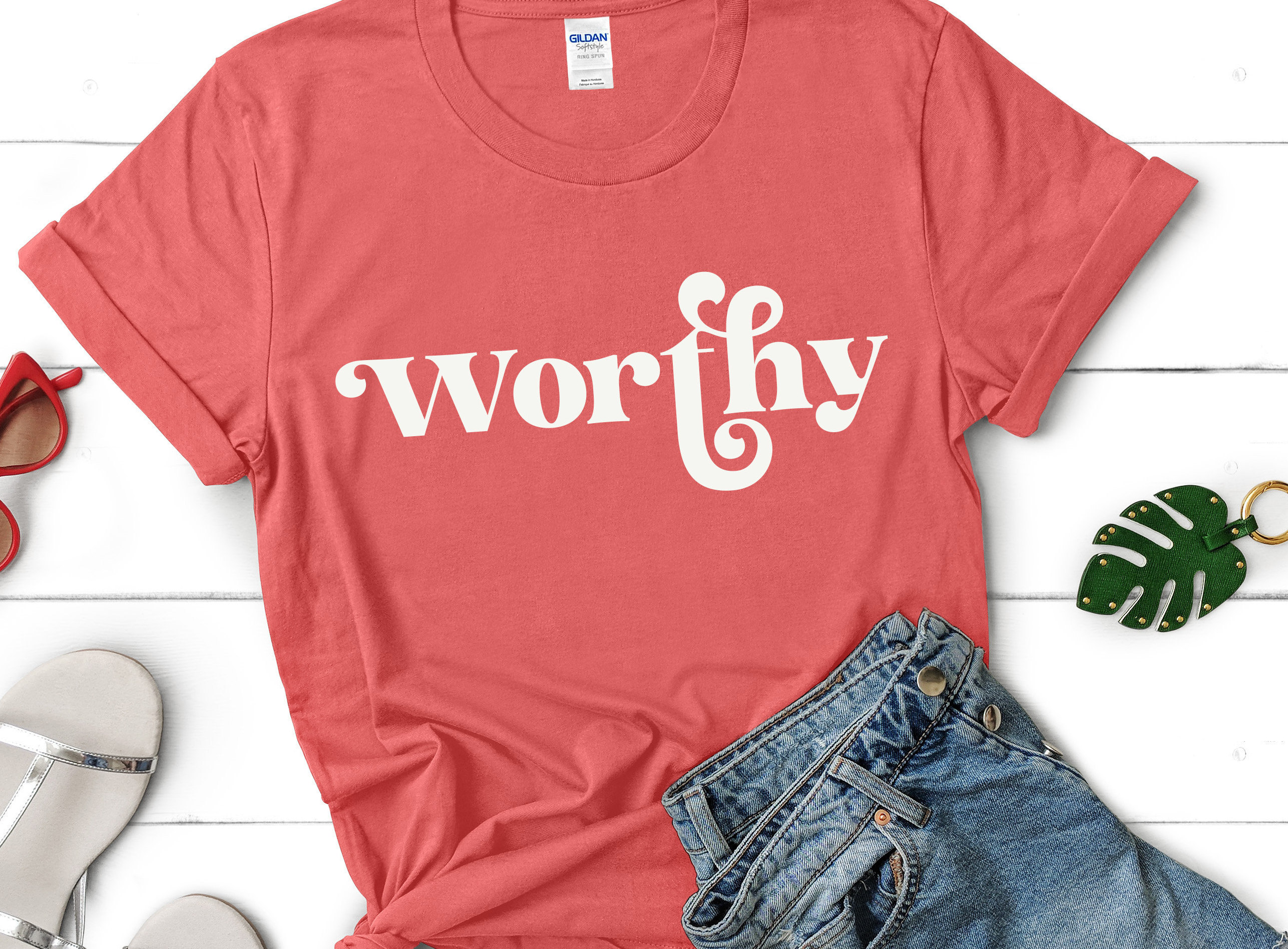 Worthy SVG Cut File I Am Worthy Hand Lettered Svg Files for | Etsy