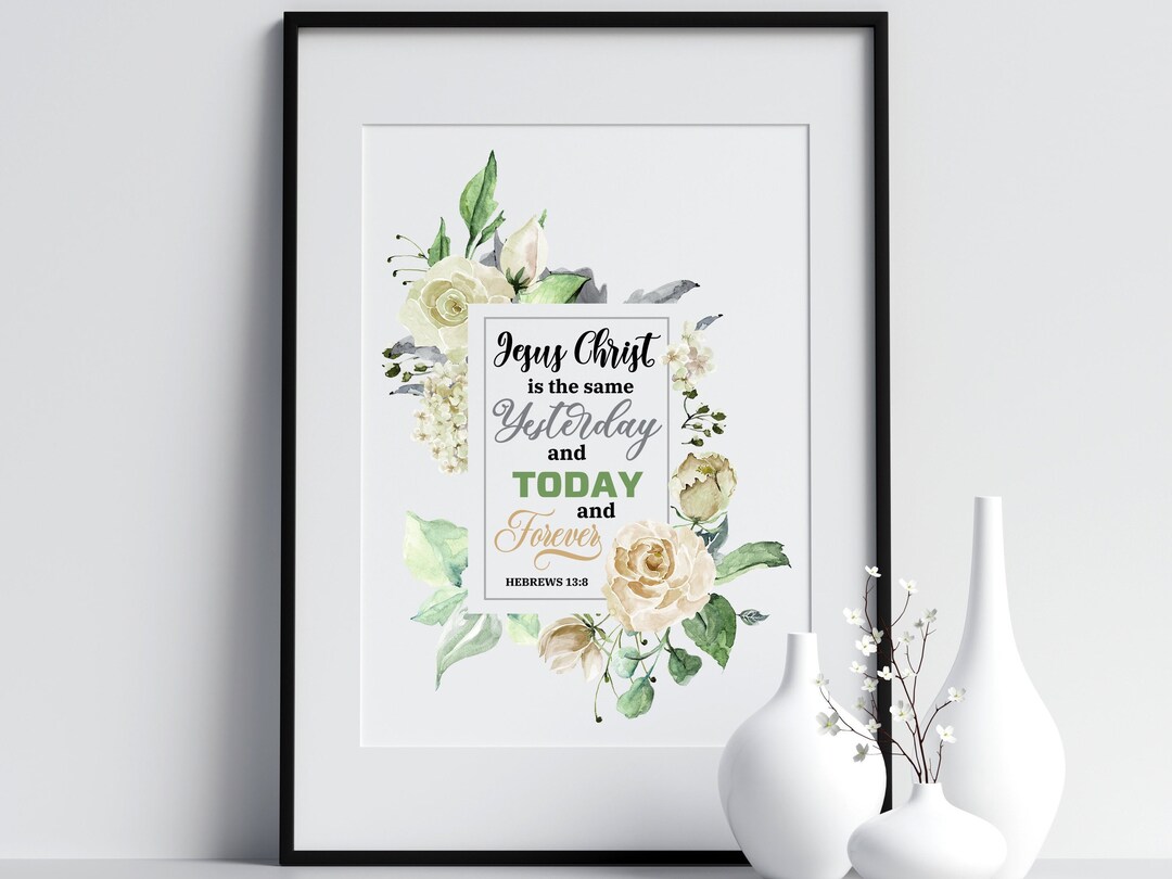 Jesus Christ is the Same Yesterday and Today and Forever Christian ...