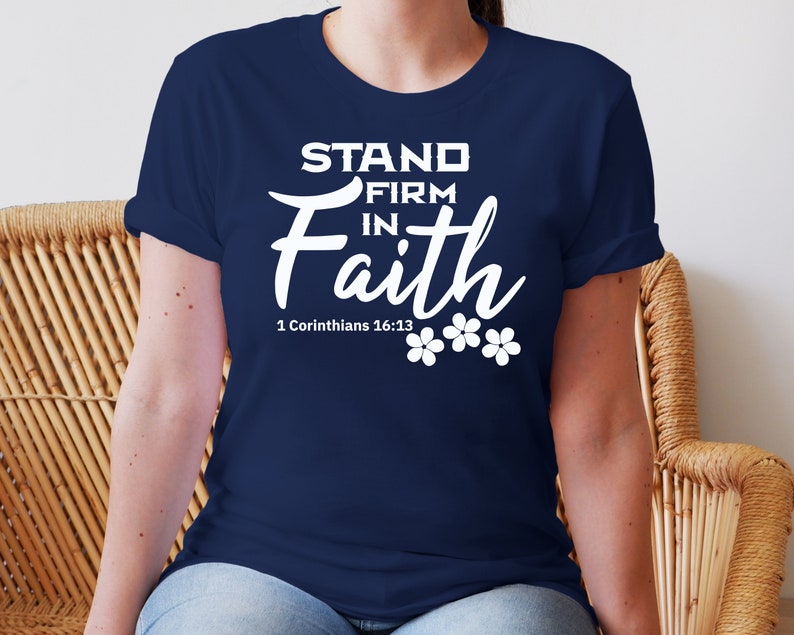 Stand Firm in Faith Svg Christian Svg Bible Verse SVG | Etsy