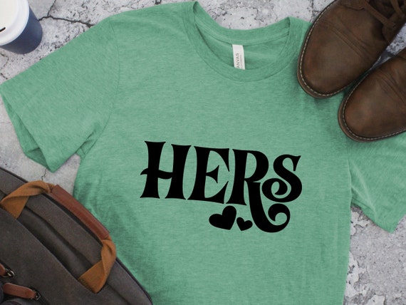 Hers Svg Clipart Design Cut File for Weddings and Couples Her | Etsy