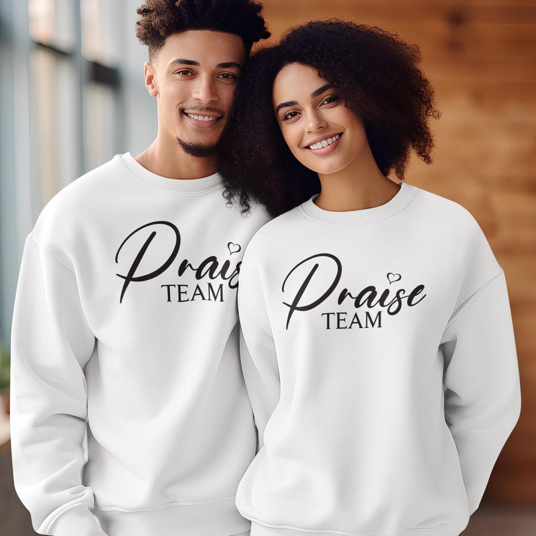 Praise Team Heart Graphic: Church Merch Design (PNG SVG) - Etsy