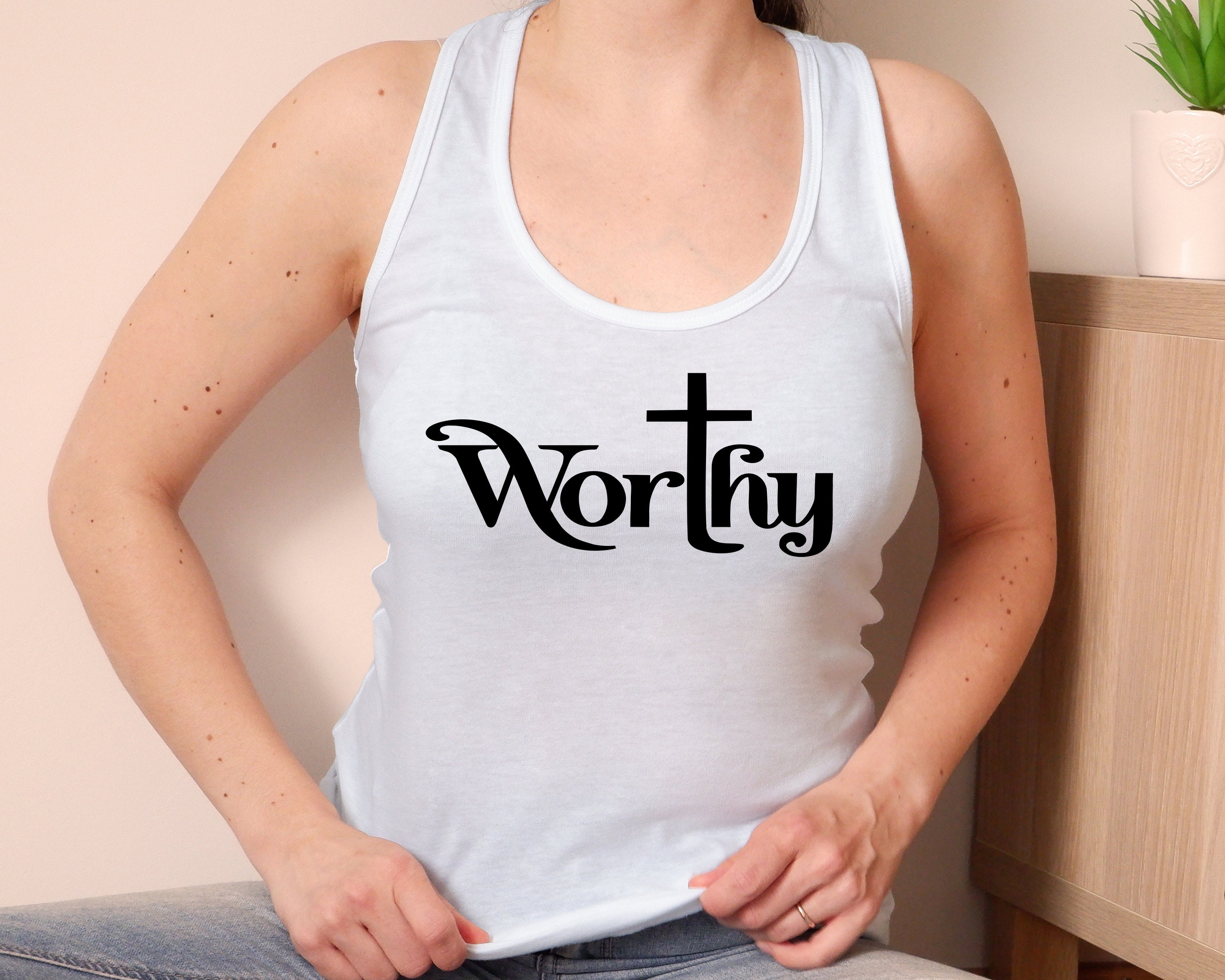 Worthy SVG Clipart Design Cut File Christian Saying Religious - Etsy