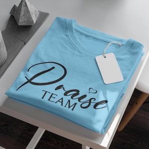 Praise Team Heart Graphic: Church Merch Design (PNG SVG) - Etsy