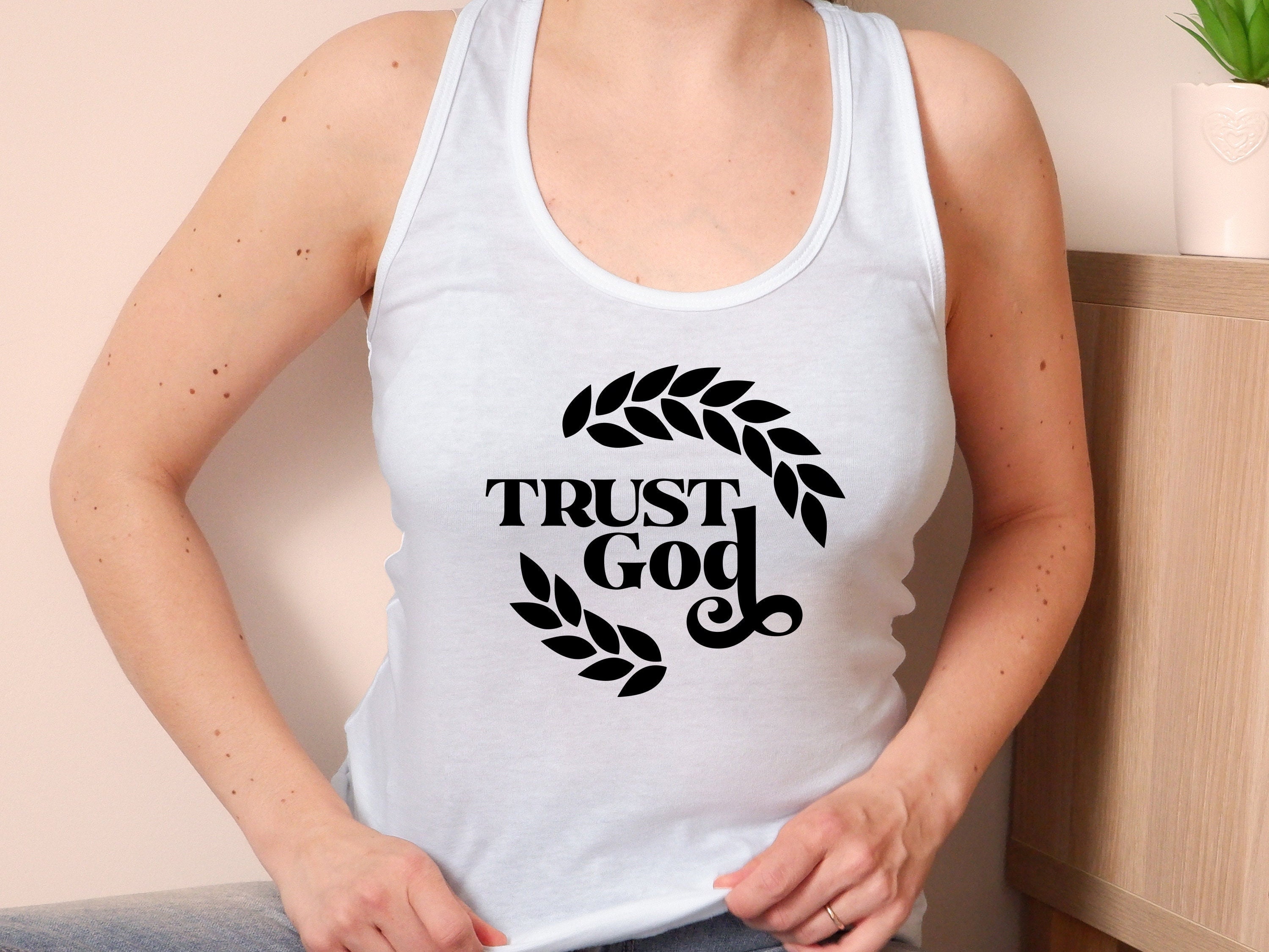 Trust God Svg Files for Cricut, Hand Lettered Svg Cut File, Christian ...
