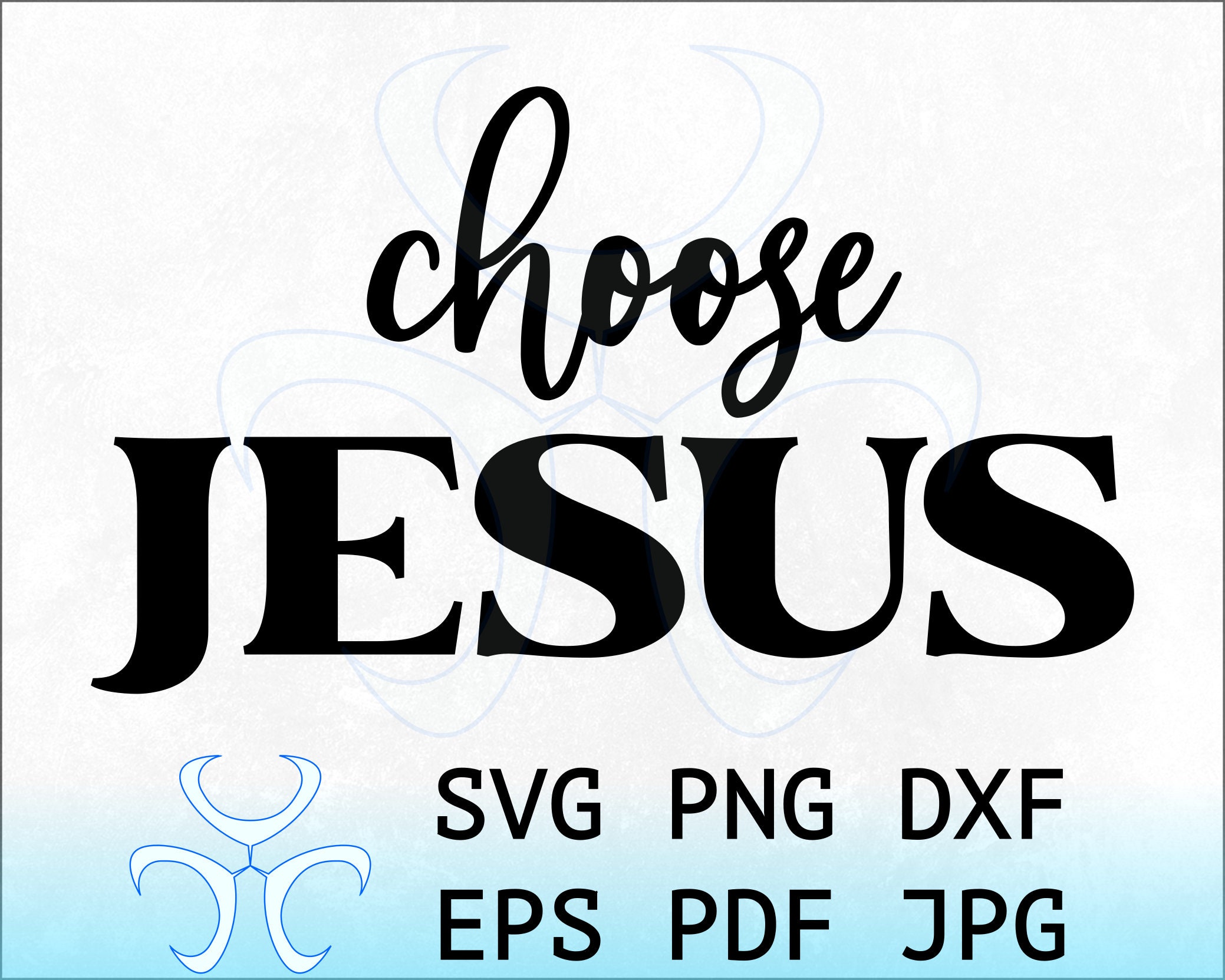 Choose Jesus Svg Files for Cricut Choose Joy God Svg I Am A | Etsy