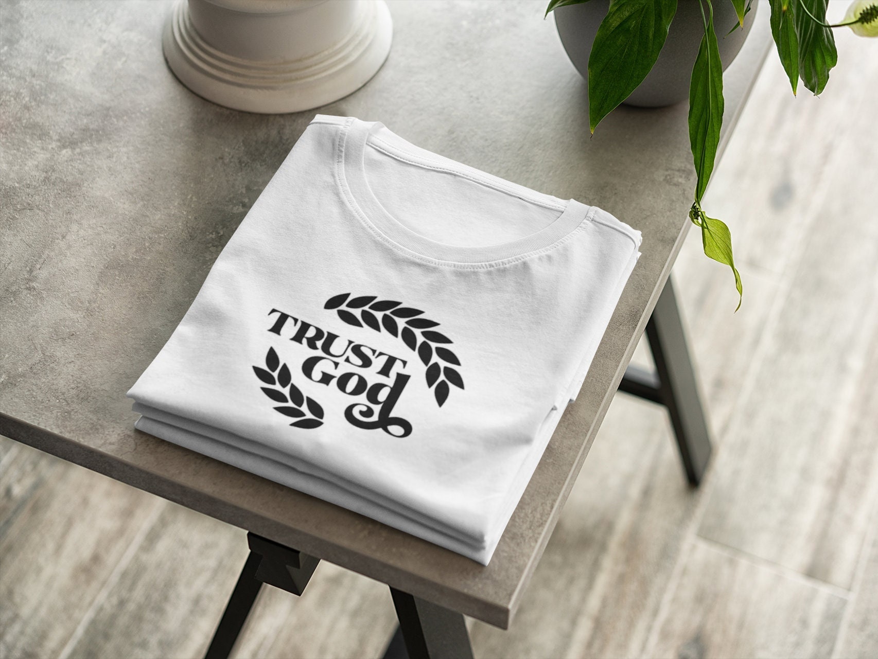 Trust God Svg Files for Cricut Hand Lettered Svg Cut File - Etsy