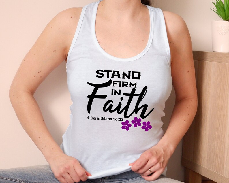 Stand Firm in Faith Svg Christian Svg Bible Verse SVG | Etsy