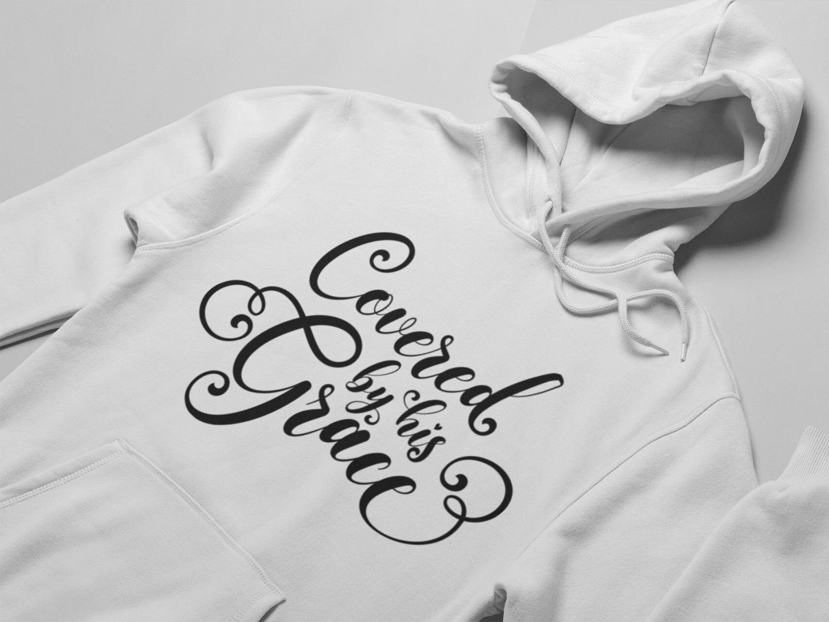 Covered by His Grace SVG Clipart Design Cut File Christian - Etsy