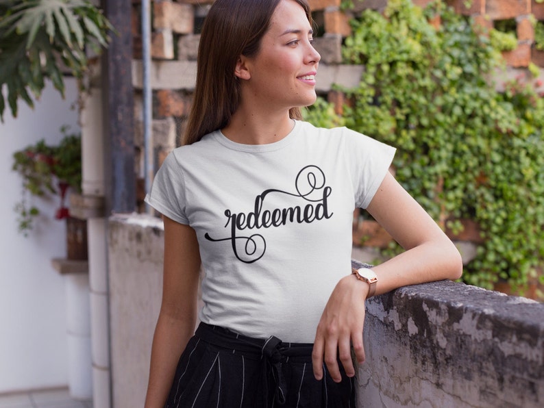 Redeemed SVG Clipart Design Cut File Saved Christian Saying - Etsy